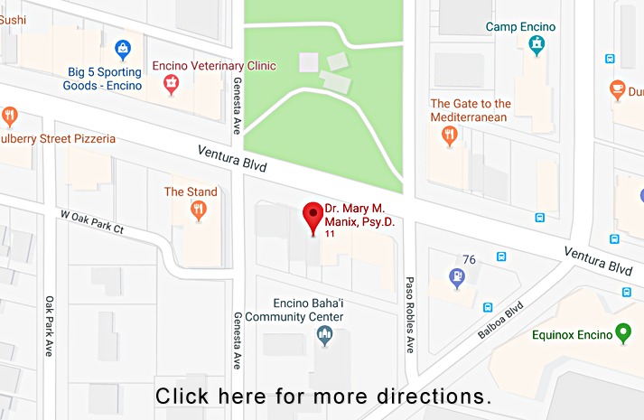 Clinical Psychologist, Mary M. Manix, Psy.D.